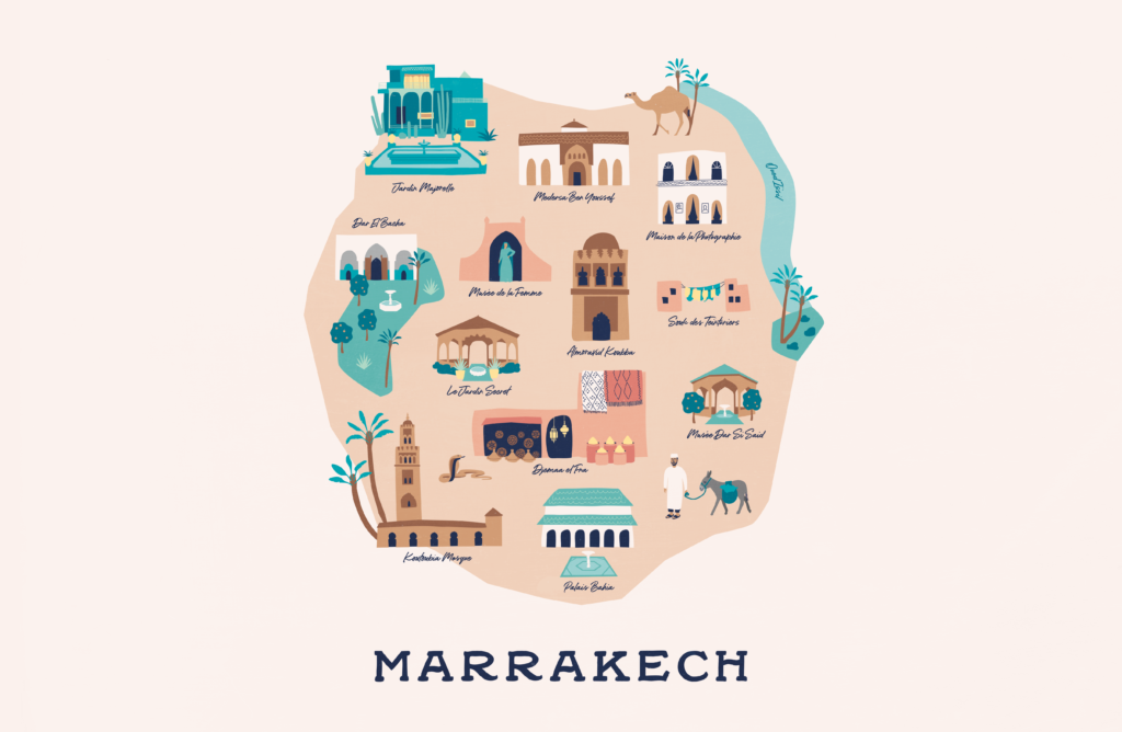 Map of Marrakech | Alessandra Fasino