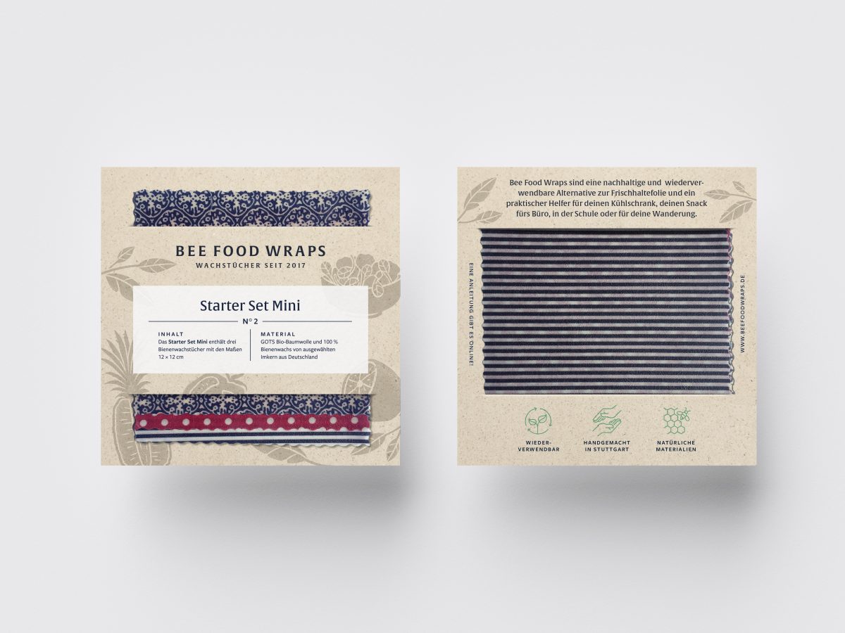 Packaging Design für Bee Food Wraps | Alessandra Fasino